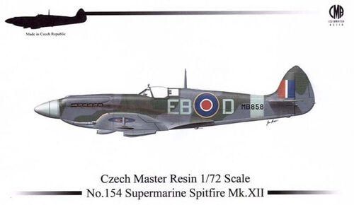 Czech Master Resin 72-154 Supermarine Spitfire Mk.XII