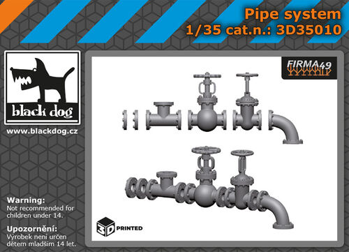 Black Dog 3D35010 Pipe System