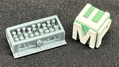 EMP3D 99160610 Kształtki - Zestaw 1 - 3 Typy - Mikro - 3x6 Sztuk (1,25mm)