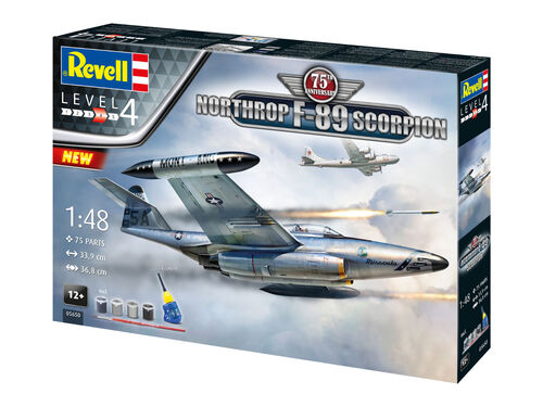 Revell 05650 Northrop F-89 Scorpion 75th Anniversary - Gift Set