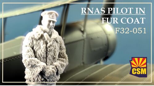 Copper State Models F32-051 RNAS Pilot In Fur Coat