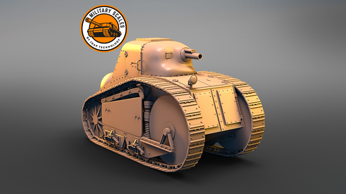IDAP Technology PMI0139C Peugeot Char 1918 37mm tank