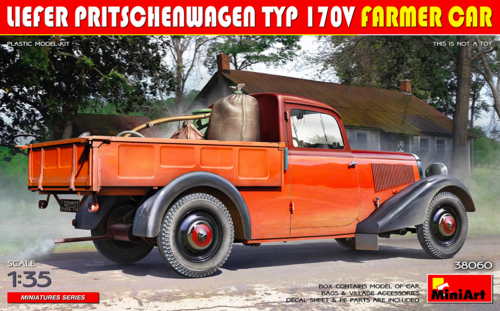 MiniArt 38060 Liefer Pritschenwagen Typ 170V Farmer Car