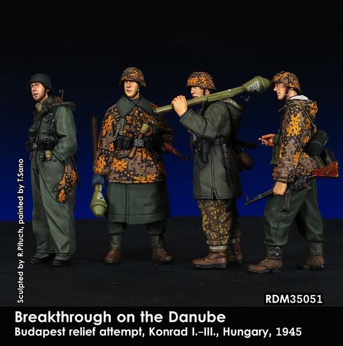 Rado Miniatures 35051 Breakthrough on the Danube - Budapest relief attempt, Konrad I.-III., Hungary, 1945