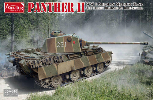 Amusing Hobby 35A040 Panther II (Rheinmetall turret)