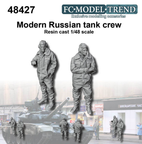 FC ModelTrend 48427 Modern russian tank crew
