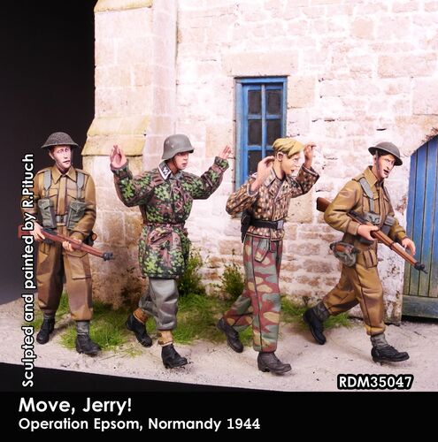 Rado Miniatures 35047 Move, Jerry! Operation Epsom, Normandy 1944 (4 figures)