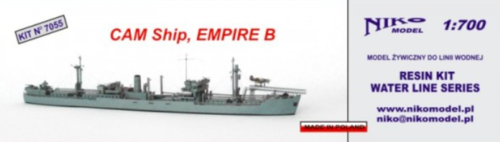 NIKO MODEL 7055 Cam Ship, Empire B With Hurricane