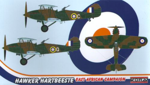 Kora Models 72150 Hawker Hartbeeste - East African Campain
