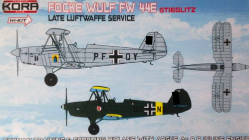Kora Models KPK7274 Focke Wulf Fw 44E Late Luftwaffe service