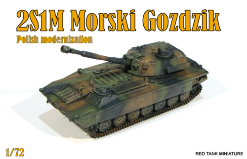 RED TANK MINIATURE 72041 2S1M Polish Sea Version