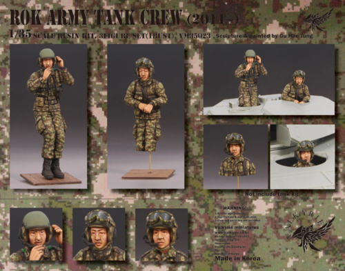 Valkyrie Miniatures 35023 ROK Army Tank Crew - 2011