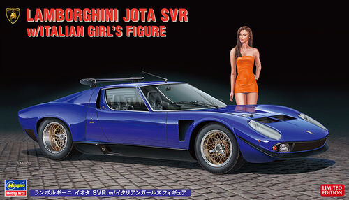 Hasegawa 20472 Lamborghini Jota SVR w/Italian Girl's Figure