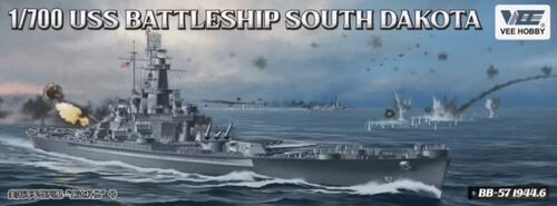 Vee Hobby V57005 USS Battleship South Dakota BB-57 1944.6