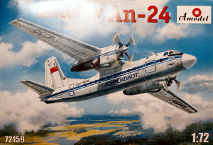 A-Model 72159 Antonov AN-24 Soviet Civil Plane (Aerofłot)