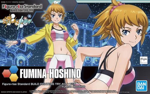Bandai FIGURE RISE BUILD FIGHTERS TRY FUMINA HOSHINO GUN60435 No Box [ ]