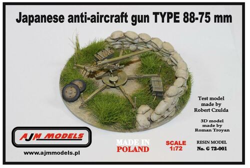 AJM Models G72-001 Type 88 75 mm AA gun