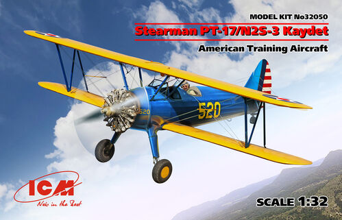 ICM 32050 Stearman PT-17/N2S-3 Kaydet , American Training Aircraft