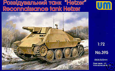 Unimodels 395 Reconnaissance Tank Hetzer