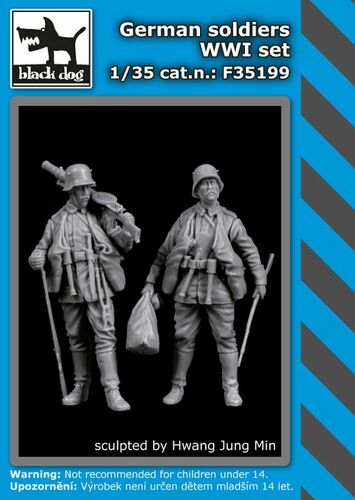 Black Dog F35199 German soldiers WWI set