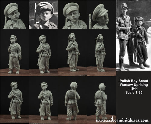 Scibor Monstrous Miniatures 35HM0011 Polish Boy Scout #2