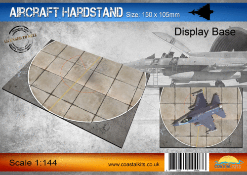 Coastal kits S106-144-150 Aircraft Hardstand 150x105mm
