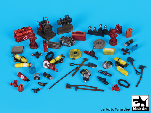 Black Dog T35144 Firefighters equipment accessories set