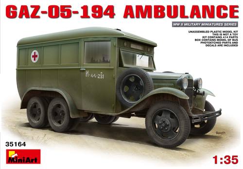 MiniArt 35164 GAZ-05-194 Ambulance