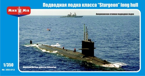 Mikromir 350-012 Sturgeon Nuclear Submarine long hull