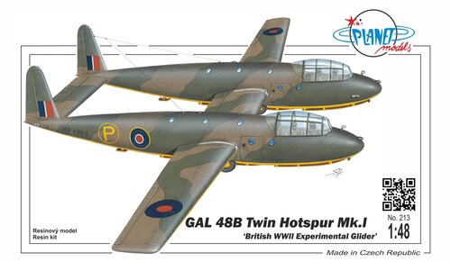 Planet Models 213 GAL 48B Twin Hotspur Mk.I - British WWII Experimental Glider