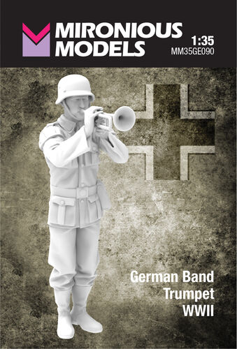 Mironious Models 35GE090 German Band Trumpet WWII