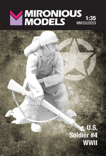 Mironious Models 35US059 U.S. Soldier #4 WWII