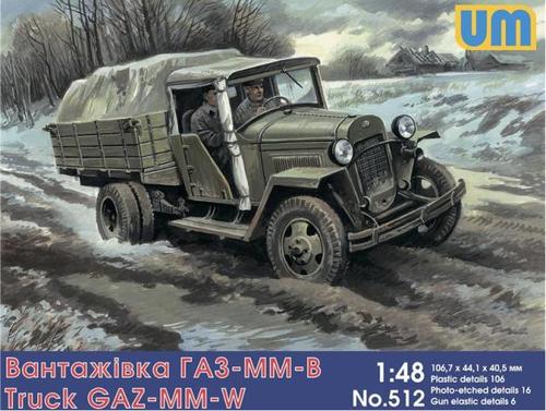 Unimodels 512 GAZ-MM-W Soviet truck