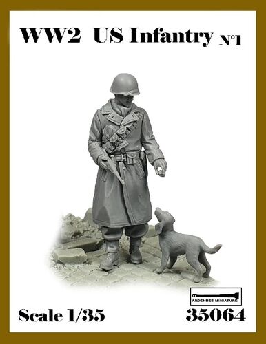 Ardennes Miniature 35064 US Infantry WW2 No.1
