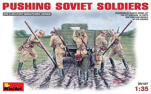 MiniArt 35137 Pushing Soviet Soldiers (1939-1945)