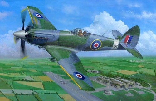 Trumpeter 02850 British Supermarine Spiteful F Mk.XIV