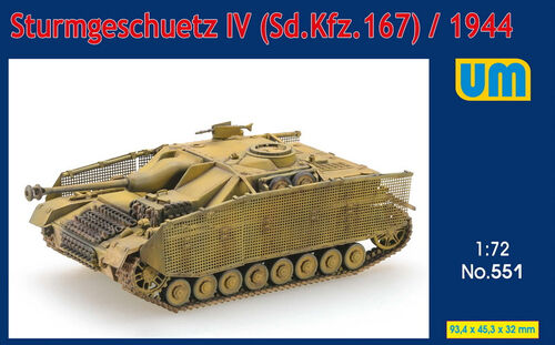 Unimodels 551 Sturmgeschutz IV (Sd.Kfz.167) 1944
