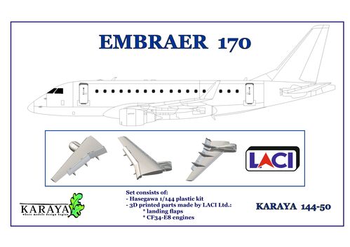KARAYA 144-50 Embraer 170 (With LACI Parts)