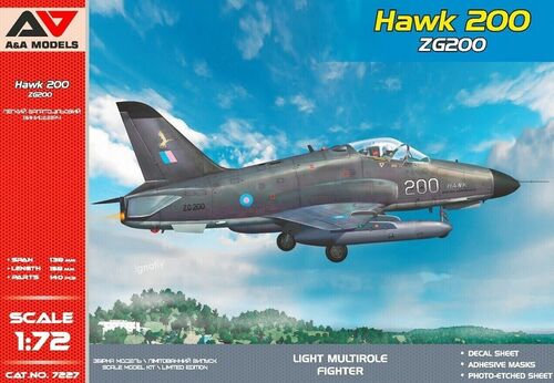 A & A Models 7227 Hawk 200 ZG200 - Light Multirole Fighter