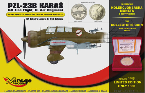 Mirage-Hobby 480002 PZL-23B Karaś 64. Eskadra Liniowa, 6. Pułk Lotniczy
