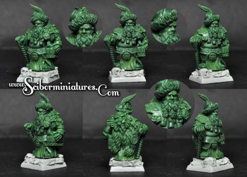Scibor Monstrous Miniatures 28FM0536 Dwarf Patrician