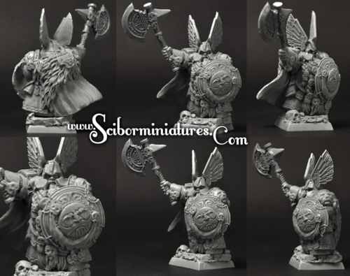 Scibor Monstrous Miniatures 28FM0386 Dwarf Lord Dalrik