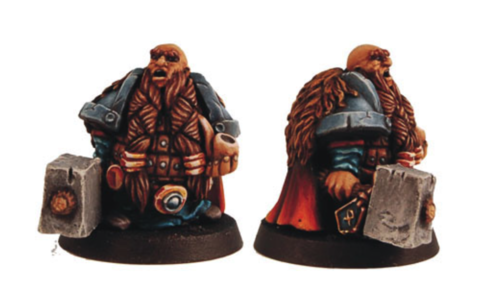 Scibor Monstrous Miniatures 28FM0004 Dwarf With Pipe