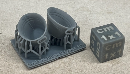 EMP3D 48060215 Balie ocynk owalne - 2 różne sztuki