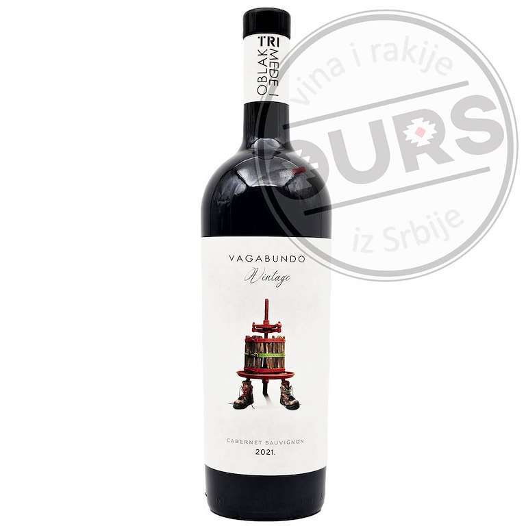 Vinarija Tri Medje i Oblak Vagabundo Cabernet Sauvignon 0,75L