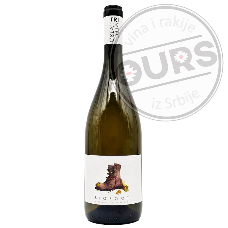 Vinarija Tri Medje i Oblak Big Foot Chardonnay 0,75L
