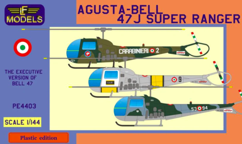 LF Models PE4403 Agusta-Bell 47J Super Ranger (Carabinieri, Italian SAR, Italian AF)