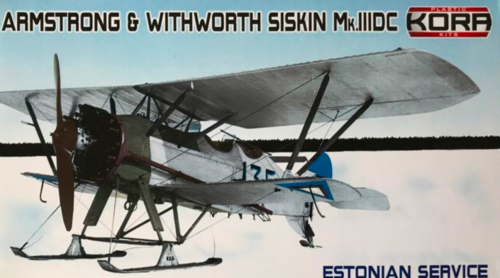 Kora Models KPK72114 Armstrong and Withworth Siskin Mk.IIIDC Estonian service