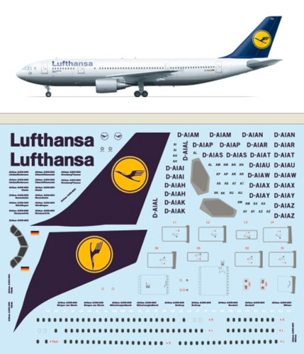 F-RSIN P4079 A300-600 - Lufthansa