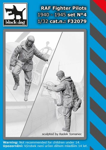 Black Dog F32079 RAF fighters pilots 1940-45 set N°4